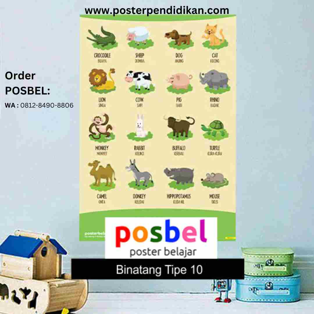 9 Tujuan Poster Pendidikan Bahasa Inggris untuk Anak